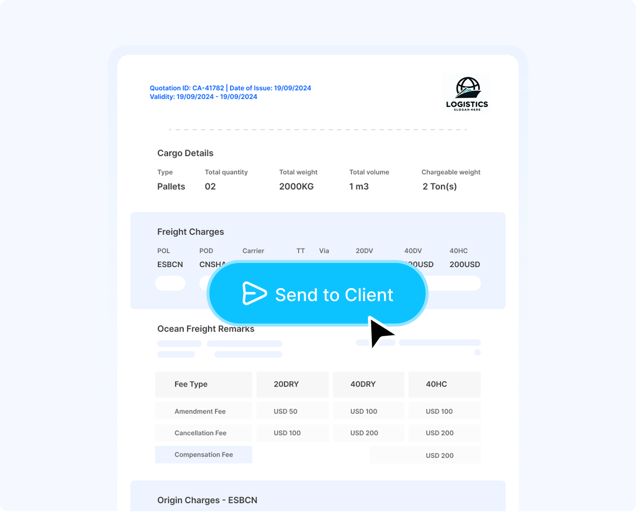 Quoting Automation - Cargofive